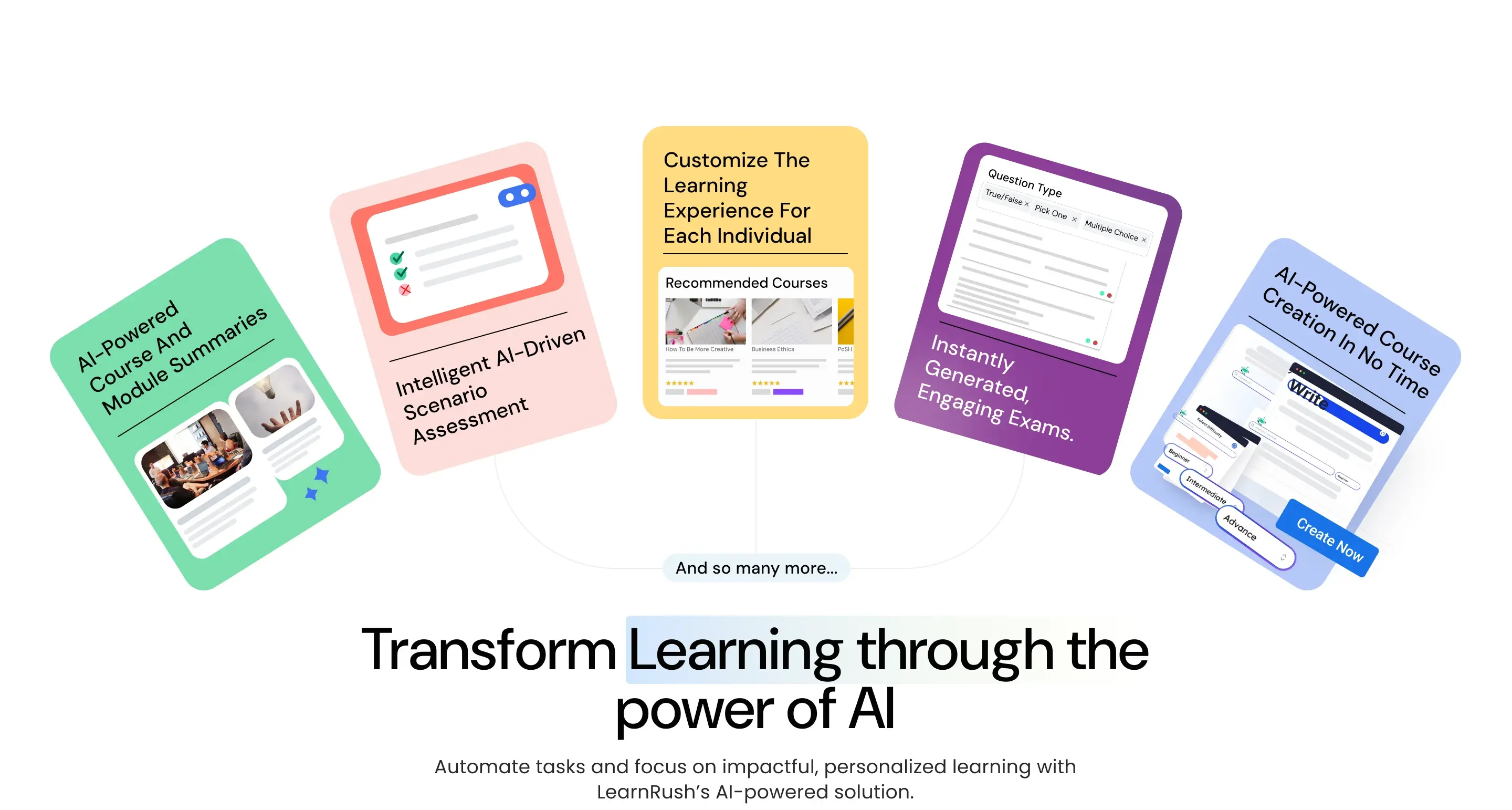 AI-Powered Learning Features